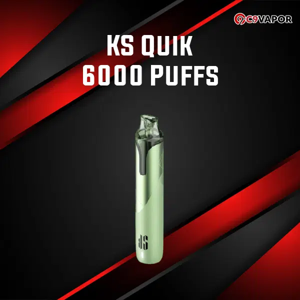 KS Quik 6000 Puffs สินค้าใหม่จากแบรนด์ ของแท้ราคาถูก