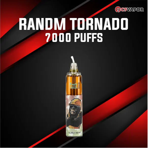 Randm Tornado 7000 Puffs พอตใช้แล้วทิ้ง ควันแน่น สูบได้นาน