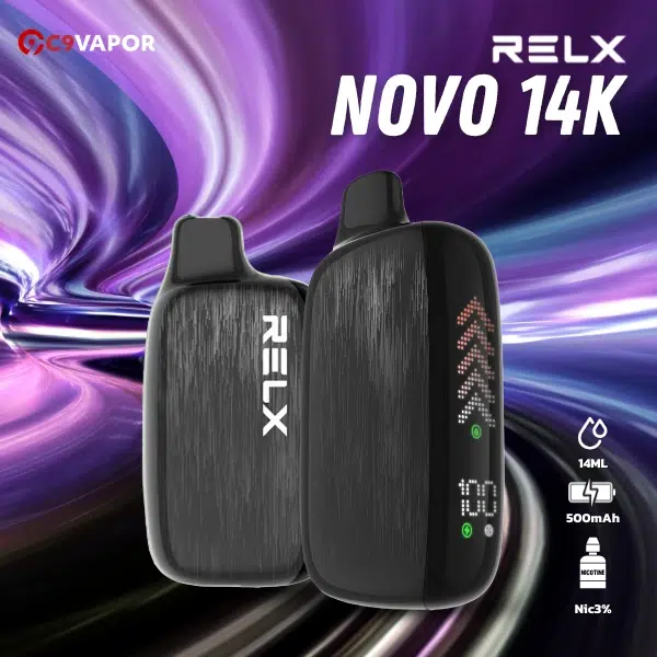 Relx Novo 14000 Puffs ราคาดีที่สุด ของแท้ บริการส่งด่วนทันใจ