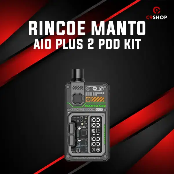 Rincoe Manto AIO Plus 2 Pod Kit พอตราคาคุ้มค่า ฟังก์ชันครบ