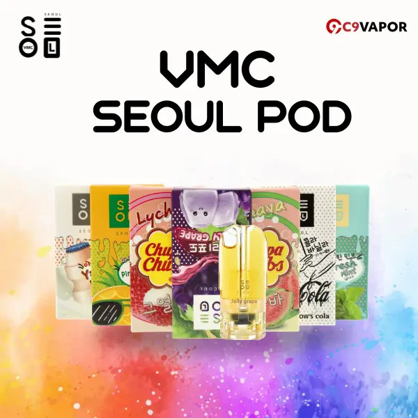 VMC Seoul Pod หัว VMC รุ่นใหม่ กลิ่นชัด รสชาติดี ราคาคุ้มค่า