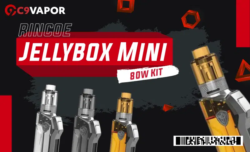 Rincoe Jellybox Mini 80W Kit พร้อมสูบ ราคาพิเศษ ส่งไวทั่วไทย