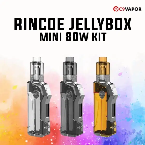 Rincoe Jellybox Mini 80W Kit พร้อมสูบ ราคาพิเศษ ส่งไวทั่วไทย