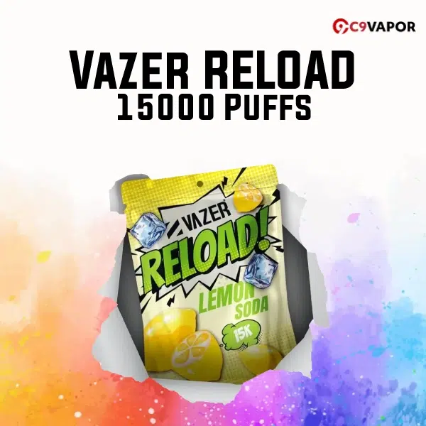 Vazer Reload 15K สูบได้สูงสุด 15000 คำ ราคาถูก พร้อมส่งด่วน