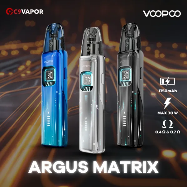 Voopoo Argus Matrix พอตไฟฟ้ารุ่นใหม่ ดีไซน์ล้ำแห่งปี 2026